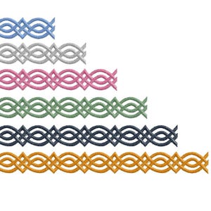 Classic Geometric Border, 6 Sizes, Machine Embroidery Designs - Etsy