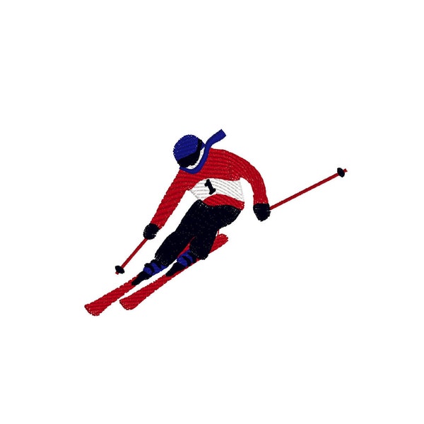 Ski Embroidery - Etsy
