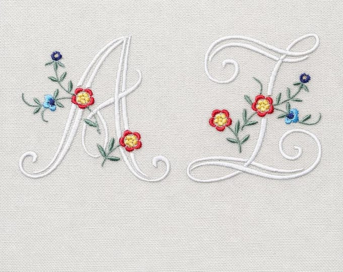 Machine Embroidery Design Capital Letter Digitized Antique Alphabet ...