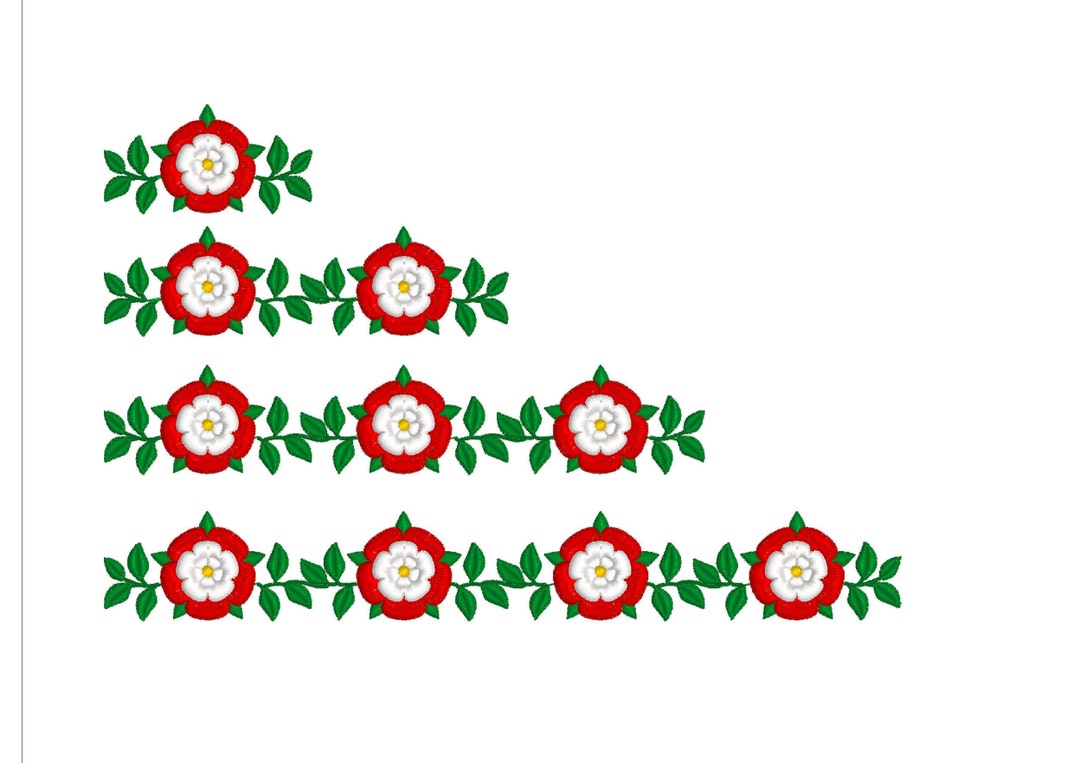 Tudor Border, 4 Sizes Machine Embroidery Designs Instant Download - Etsy