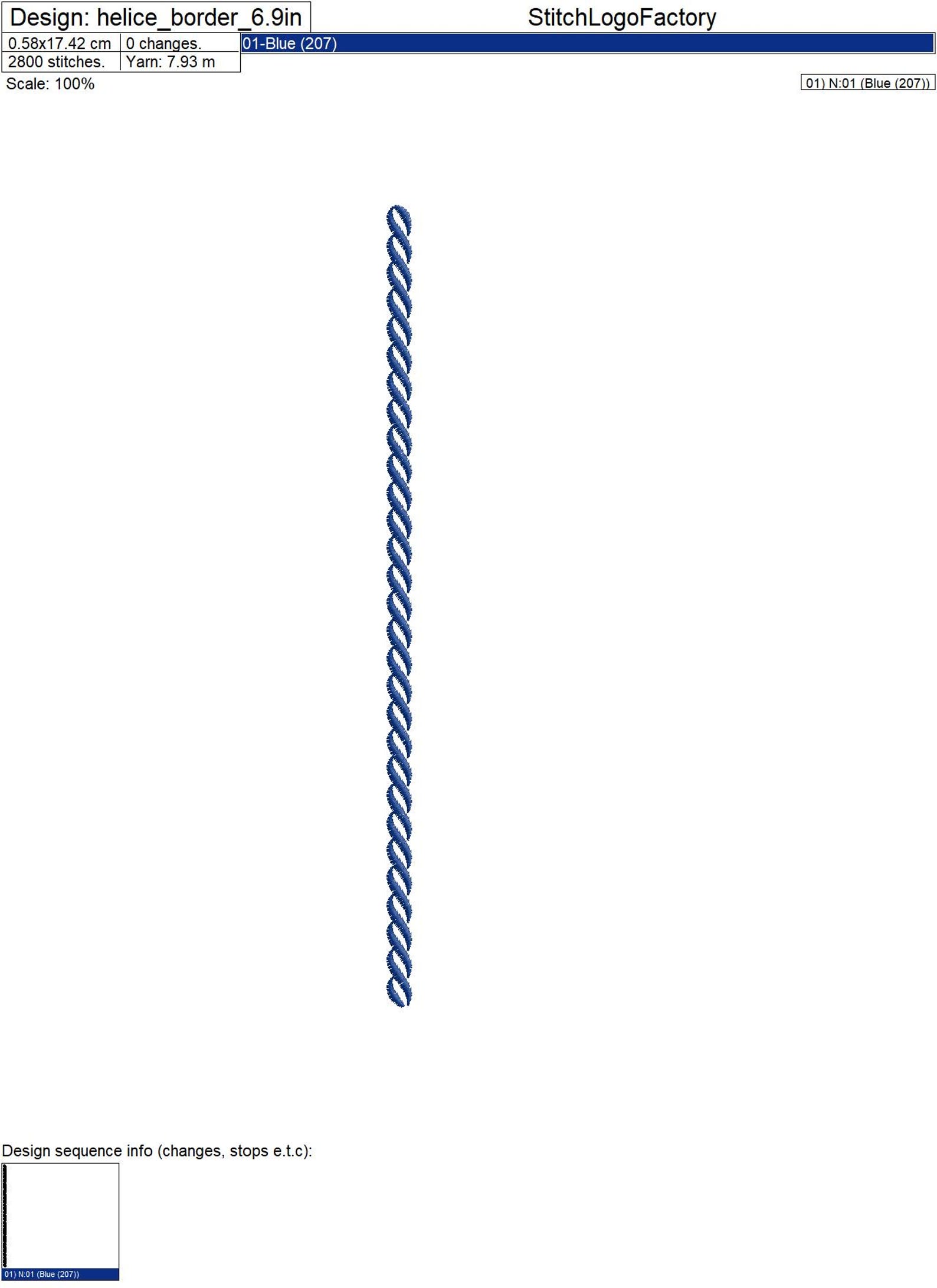 Twisted Rope Border, 13 Sizes, Machine Embroidery Designs - Etsy