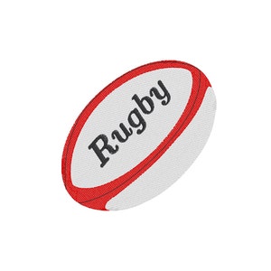 Mini Rugby Ball 15 Sizes Machine Embroidery File Embroidery - Etsy