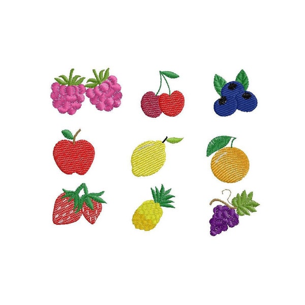 Fruit Embroidery Pattern - Etsy