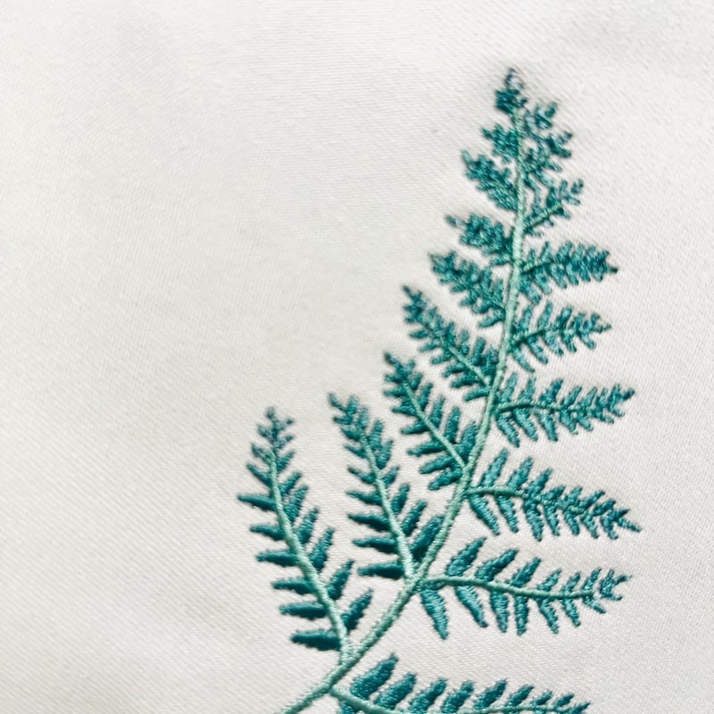 Fern Embroidery - Etsy