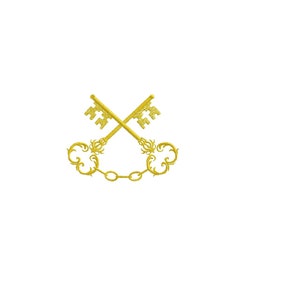 Keys of Saint Peter Sand, 5 Sizes, Machine Embroidery Designs - Etsy