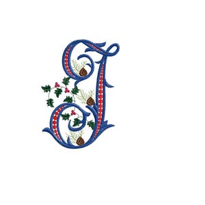 Vintage Old Monograms for Christmas, 26 Capital Letters, 5 Sizes ...