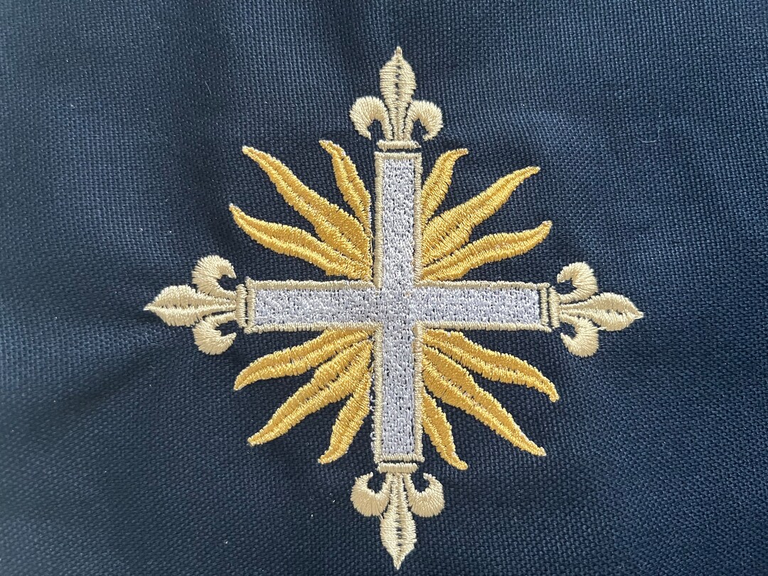 Musketeer Cross 4 Sizes, Machine Embroidery Designs, Instant Download ...