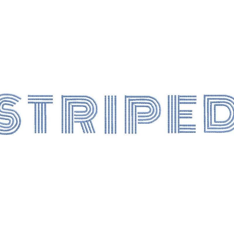 Striped Font - Etsy