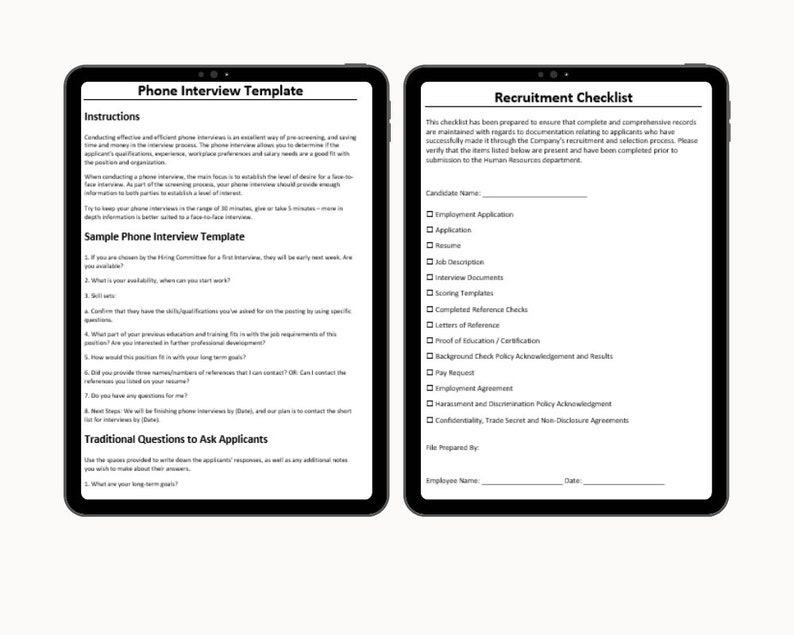 Human Resource Template | Human Resources | Editable in MS Word, PDF ...
