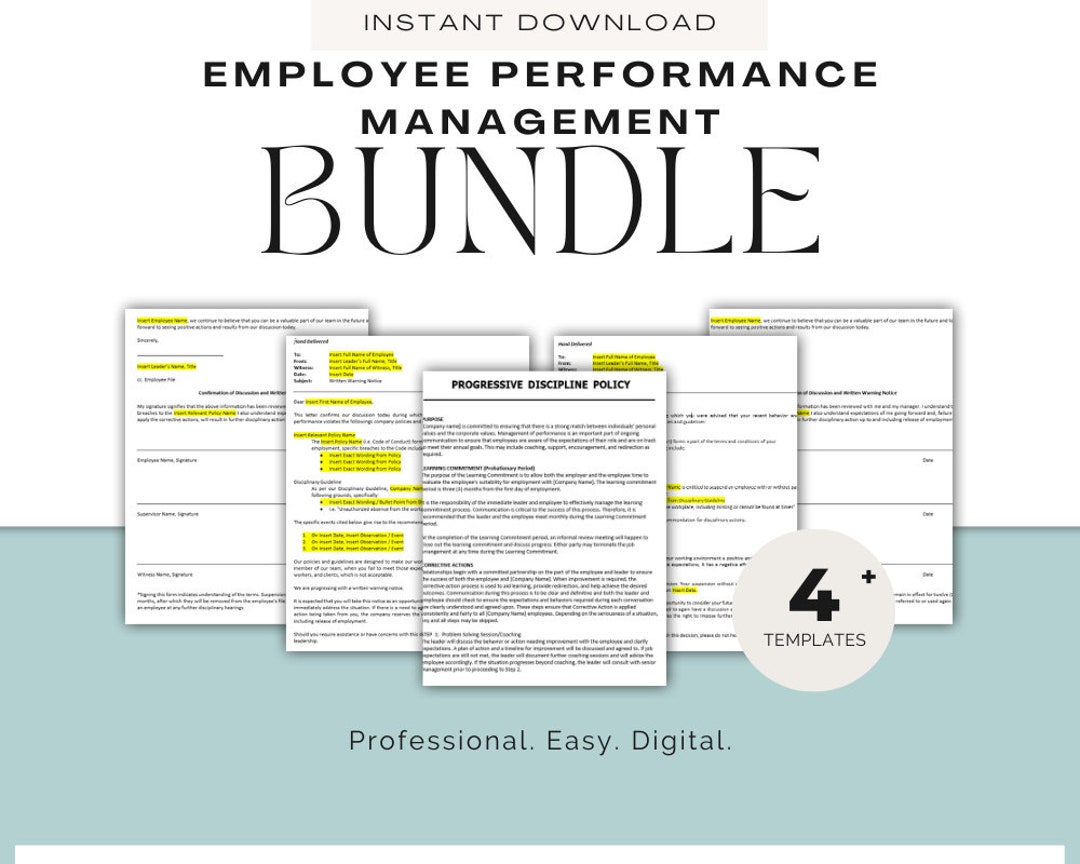 Human Resource Template ǀ Performance Management ǀ HR Forms ǀ Human ...