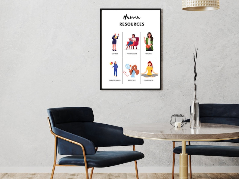 Human Resources Printable Art ǀ HR Office Décor ǀ Digital Art - Etsy