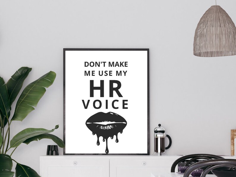 Human Resources Poster ǀ HR Office Décor ǀ Digital Art ǀ - Etsy