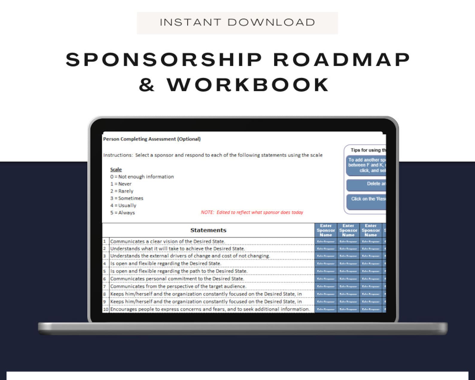 Sponsorship Roadmap and Questions for Change Management ǀ Project ...