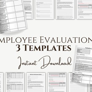 Employee Evaluation ǀ Employee Handbook ǀ Human Resources ǀ HR - Etsy