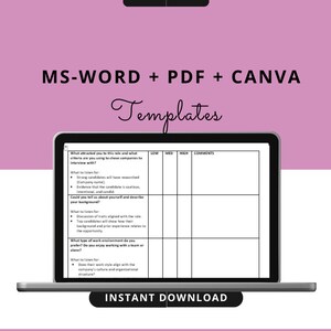 Human Resource Template | Human Resources | Editable in MS Word, PDF ...