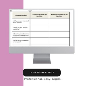 Human Resource Template | Human Resources | Editable in MS Word, PDF ...