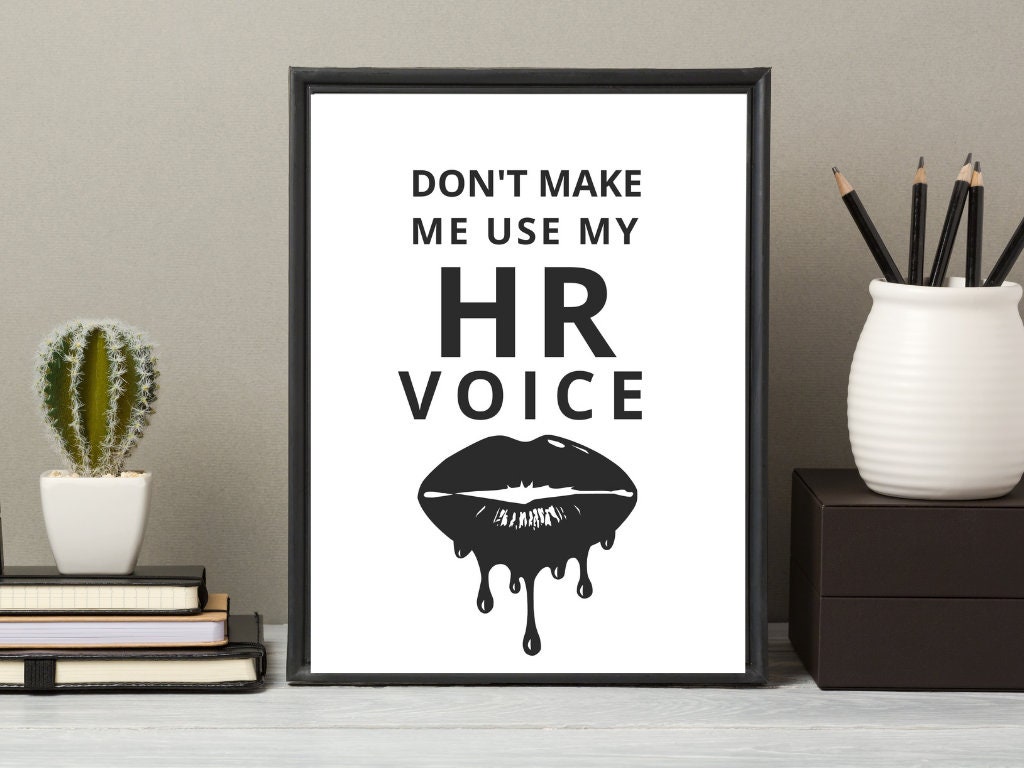 Human Resources Poster ǀ HR Office Décor ǀ Digital Art ǀ - Etsy