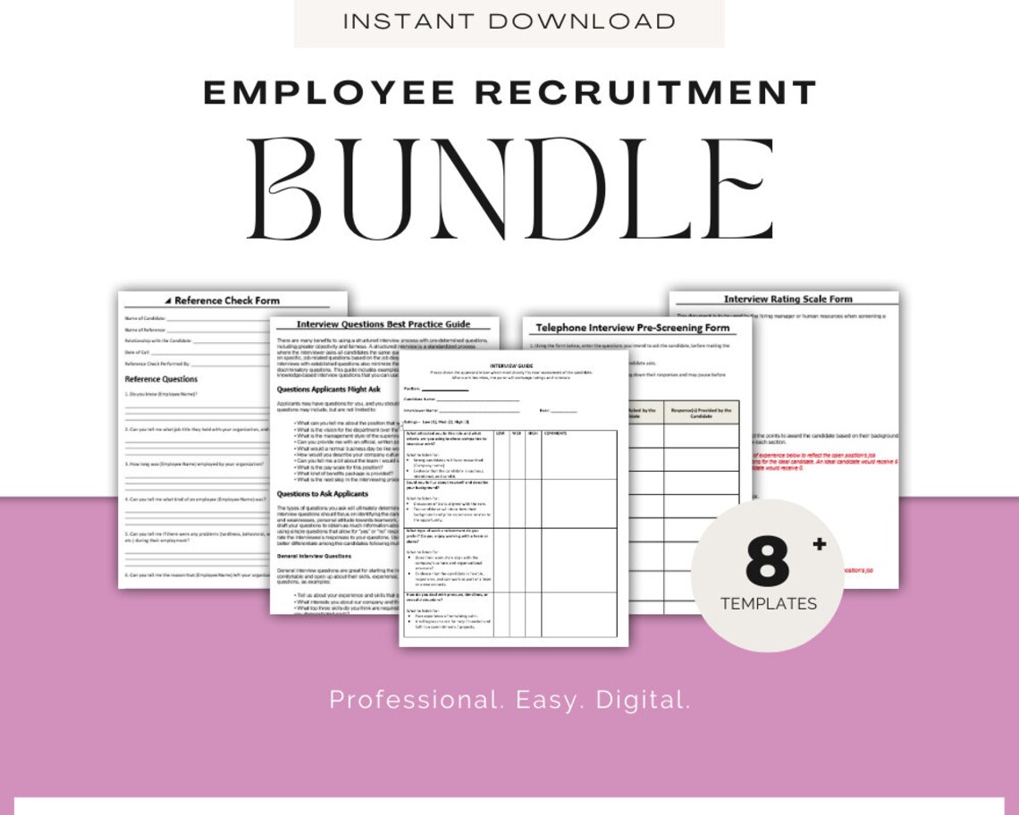 Human Resource Template Human Resources Editable in MS Word, PDF, and ...