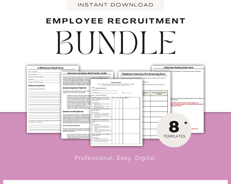 Human Resource Template | Human Resources | Editable in MS Word, PDF ...