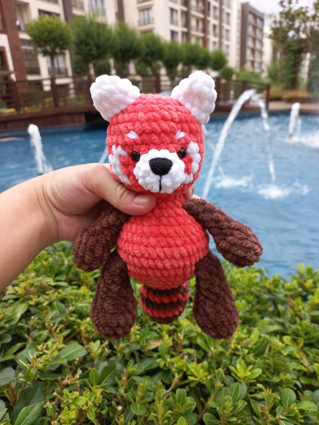 Crochet Red Panda PATTERN. Amigurumi Red Panda "kiki". Amigurumi ...