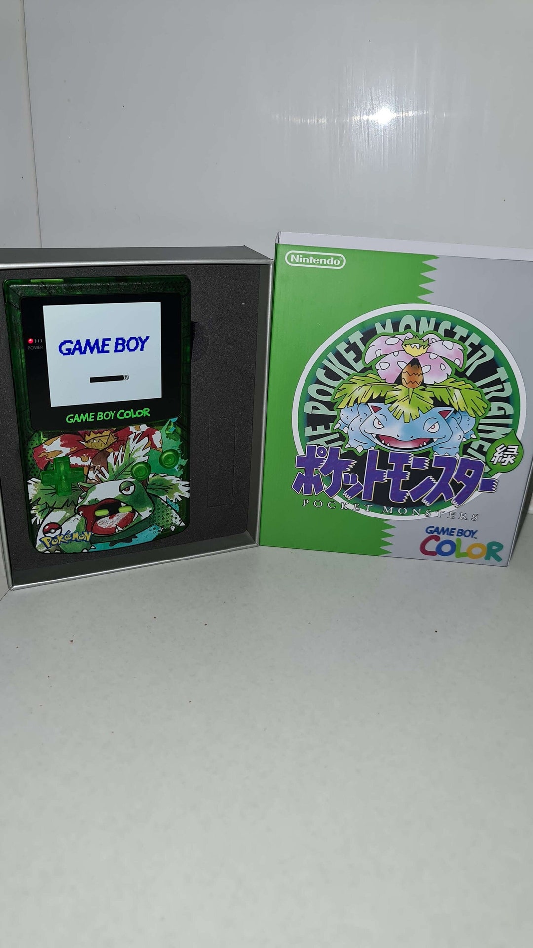 Venusaur UV Printed Game Boy Color With IPS Display and Box - Etsy