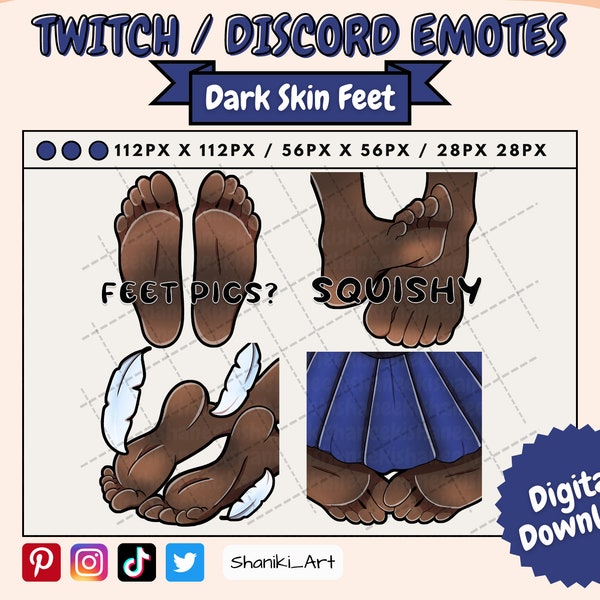 Dark Skin Feet - Etsy