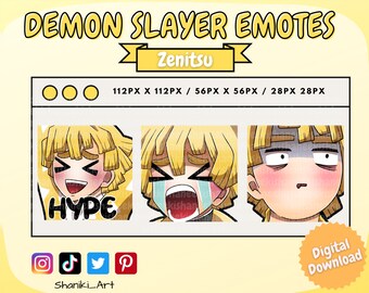 Demon Slayer Emotes - Etsy Canada