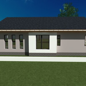 Single Story House Plan Architectural Drawings and Structural Detailing ...