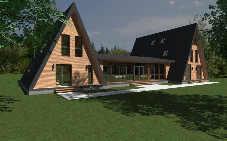 Double a Frame Plans - Architectural Plans in Pdf. - Etsy