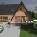 A Frame House Plans Architectural Design - Etsy