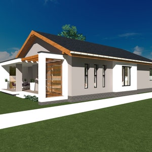 Single Story House Plan Architectural Drawings and Structural Detailing ...