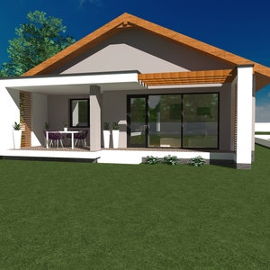 Single Story House Plan Architectural Drawings and Structural Detailing ...