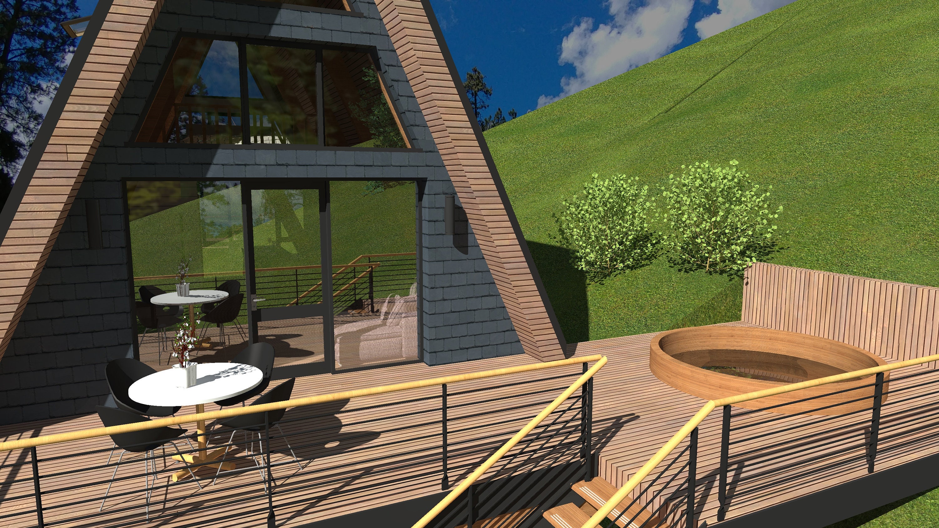 A Frame Cabin Plans Architectural Plans - Etsy