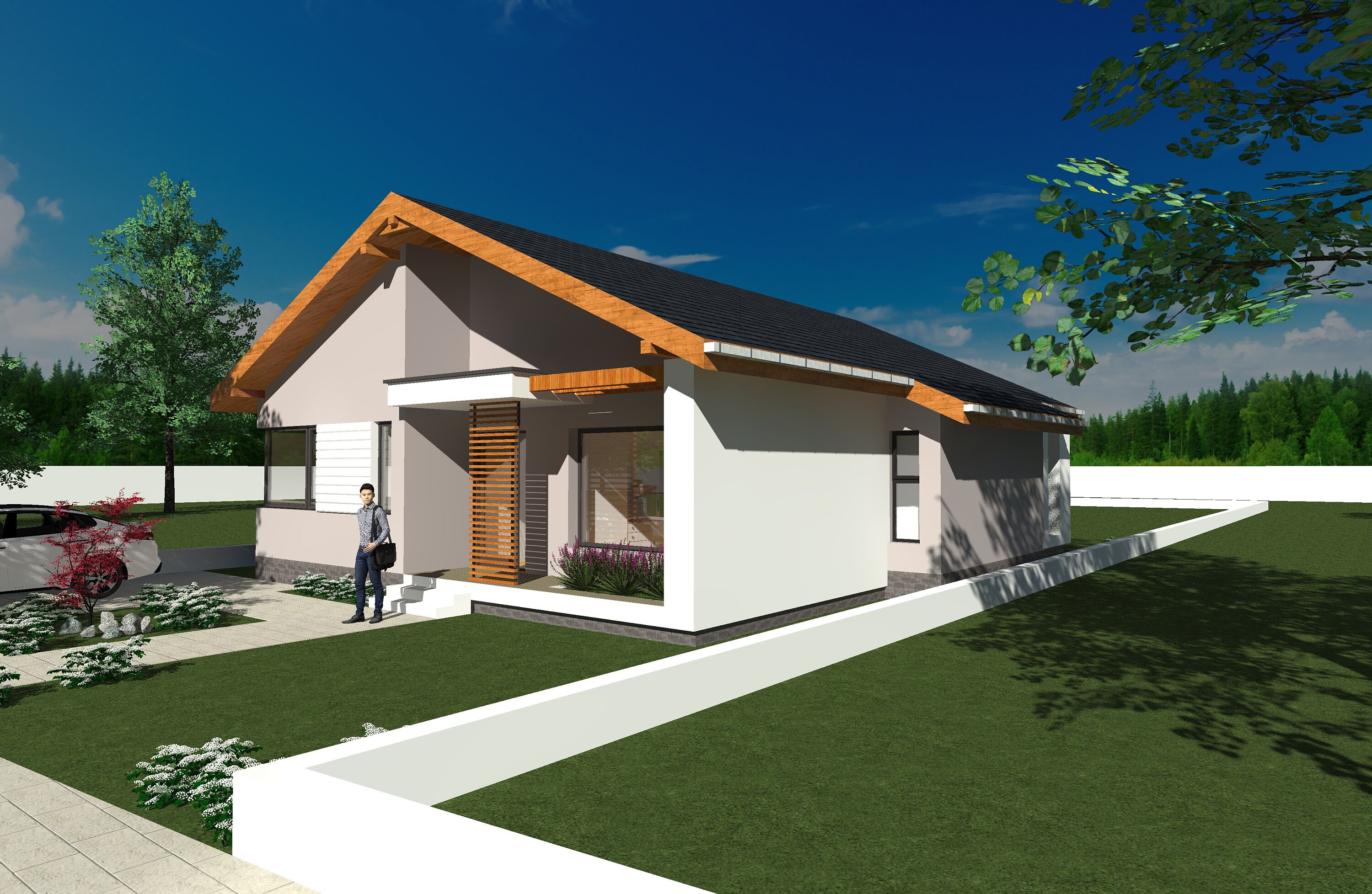 Single Story House Plan Architectural Drawings and Structural Detailing ...