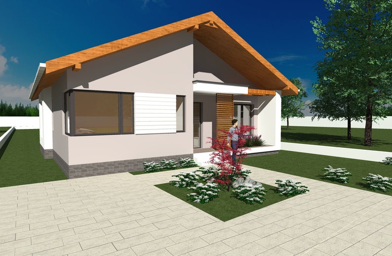 Single Story House Plan Architectural Drawings and Structural Detailing ...