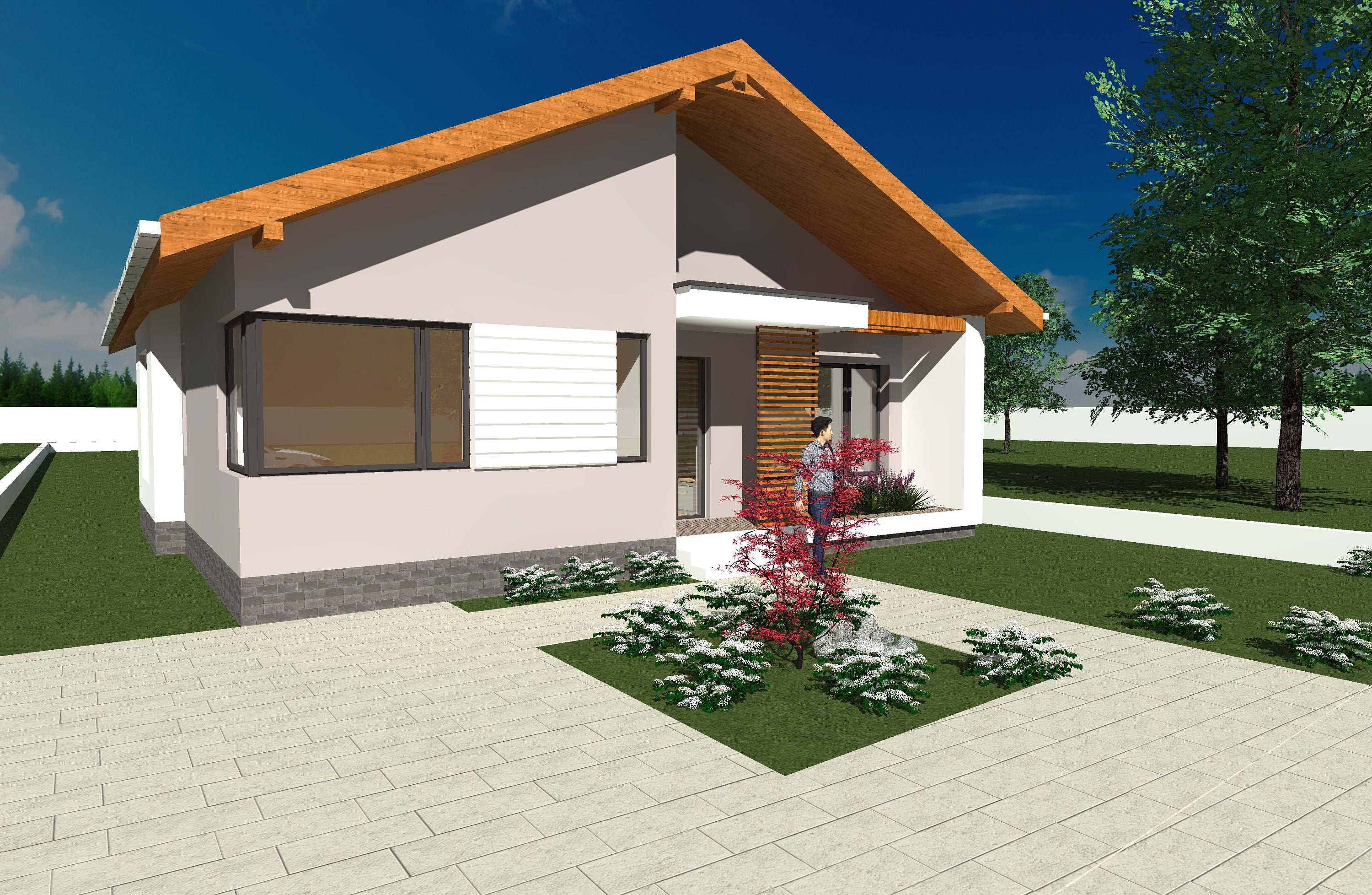 Single Story House Plan Architectural Drawings and Structural Detailing ...