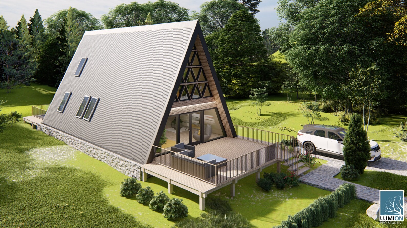 A Frame House Plans and Blueprints AFR0002 - Etsy