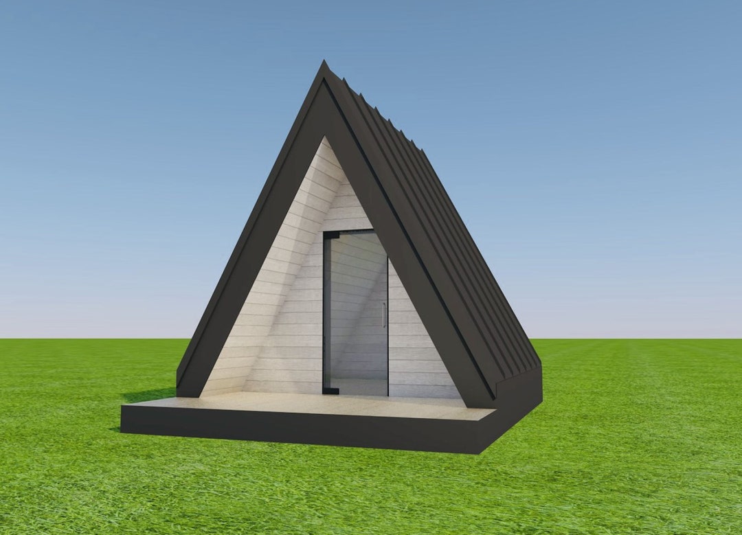 Tiny House Timber Frame Plans With Wood Materials - Etsy
