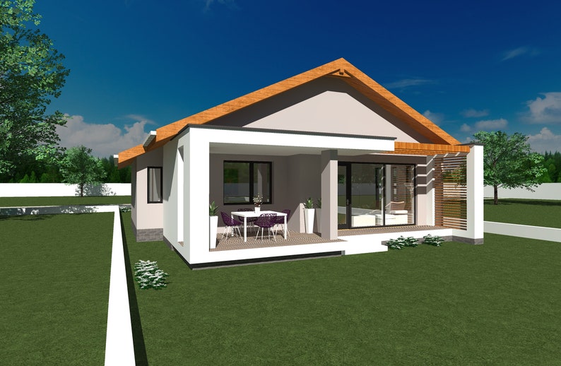 Single Story House Plan Architectural Drawings and Structural Detailing ...