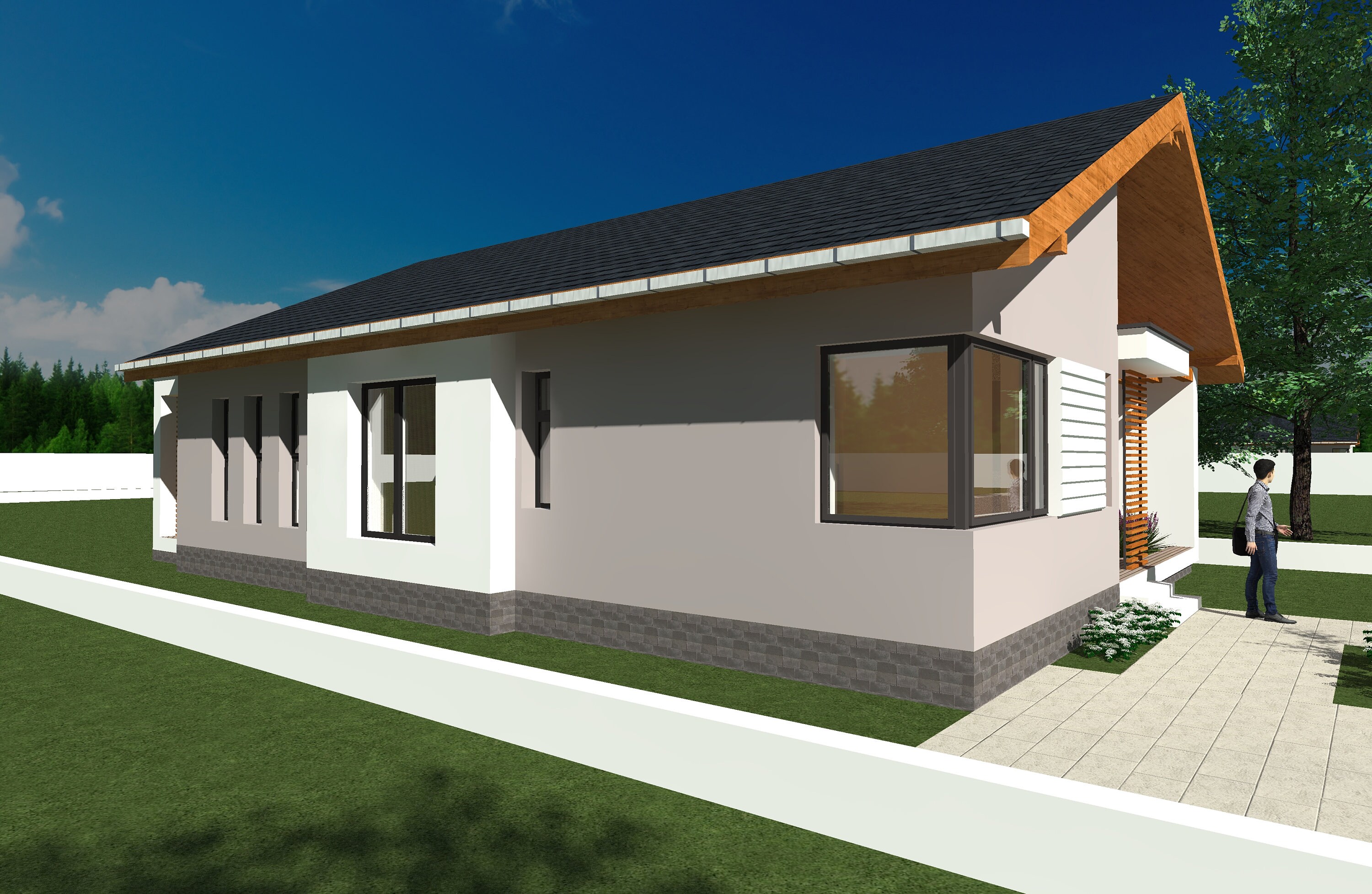 Single Story House Plan Architectural Drawings and Structural Detailing ...