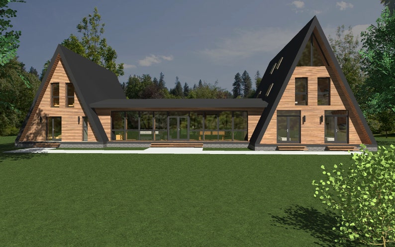 Double a Frame Plans - Architectural Plans in Pdf. - Etsy