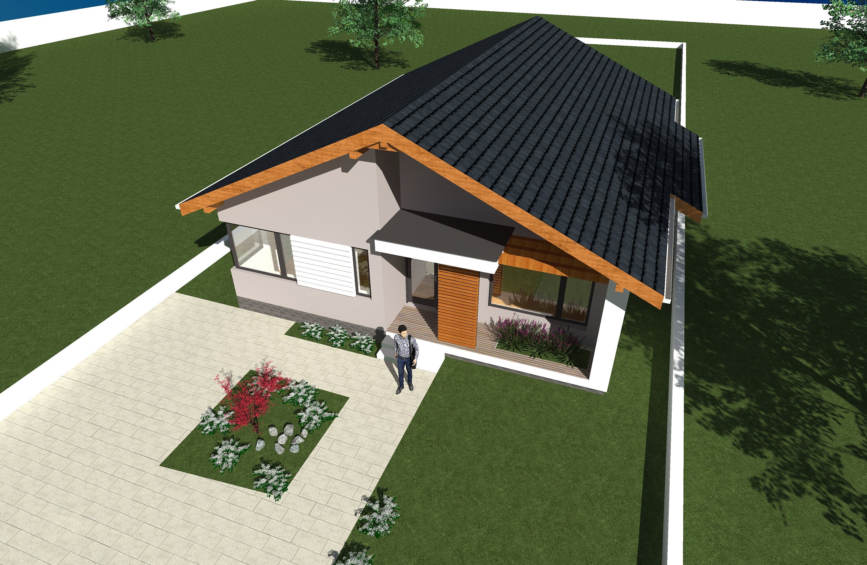Single Story House Plan Architectural Drawings and Structural Detailing ...