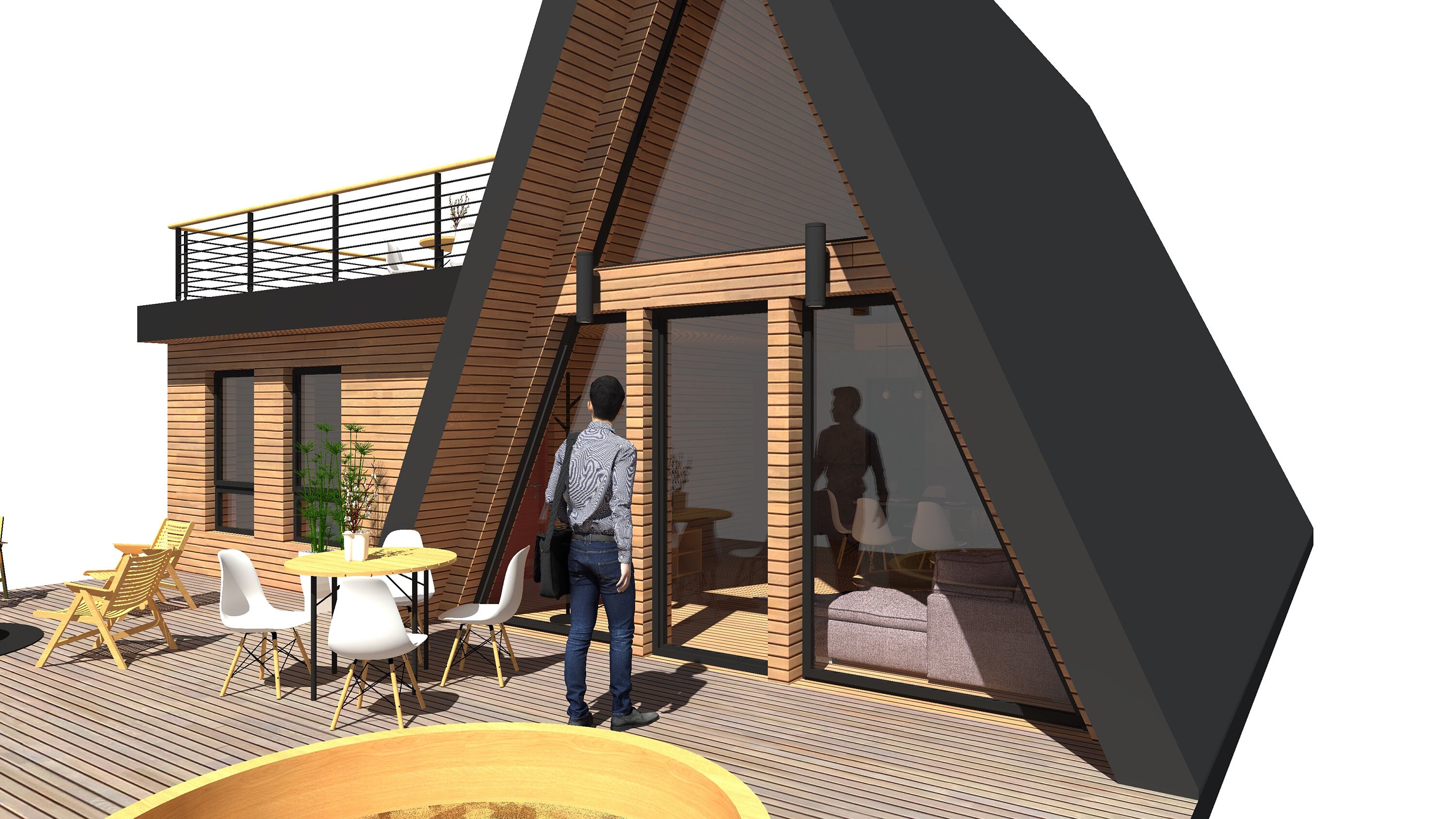 A Frame House Plans - Architectural Design - Etsy