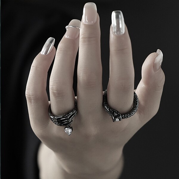 Hand Shaped Ring - Etsy