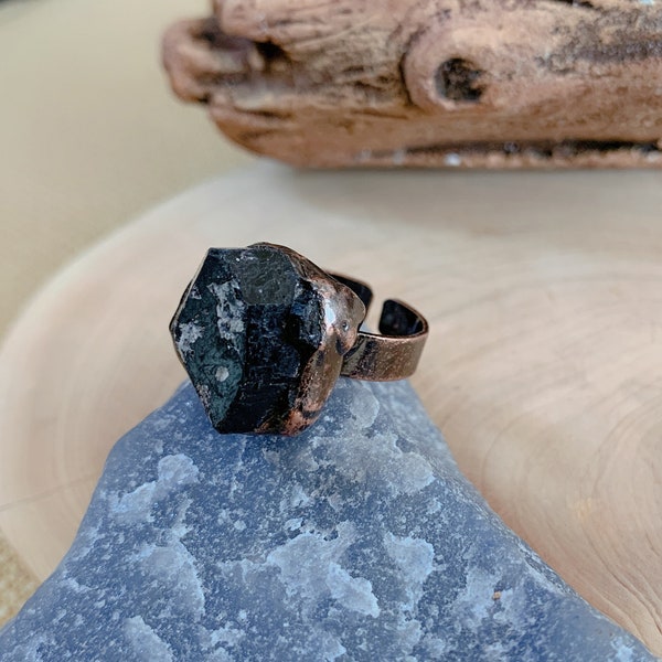 Obsidian Ring - Etsy