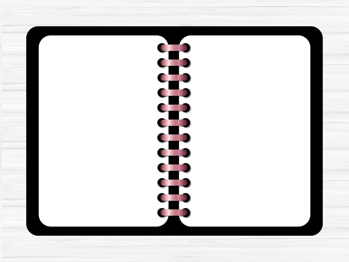 Digital Planner Binder Rings Double Rings Pre Cropped PNG Goodnotes ...