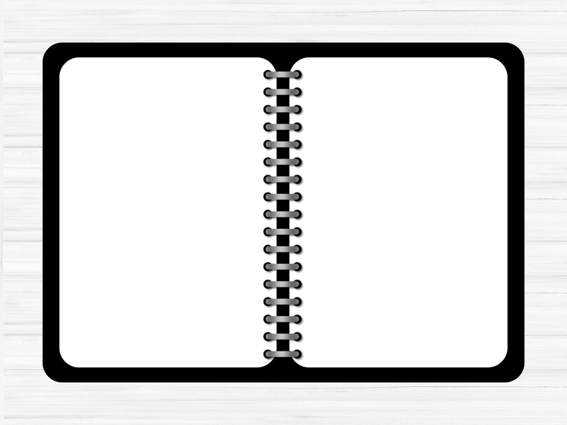 Digital Planner Binder Rings Double Rings Pre Cropped PNG - Etsy