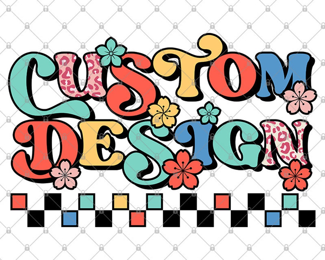 Personalized Name Png, Custom Design Png, Retro Custom File, Custom ...