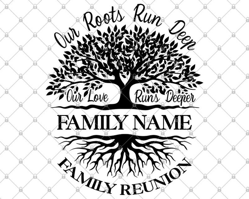Personalized Family Name Png Our Roots Run Deep Png Family - Etsy