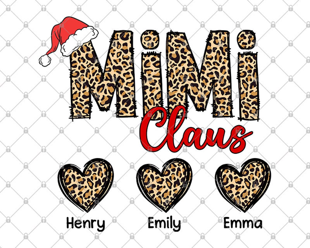 Personalisierte Mimi Claus Weihnachten Png Weihnachten Mimi - Etsy.de